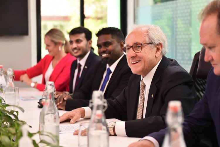 President of Fédération Internationale de Volleyball (FIVB) Dr. Ary da ...